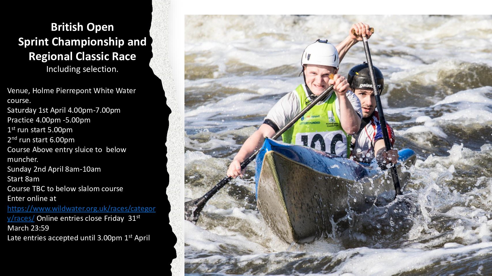 Upcoming Events – Wildwater Racing